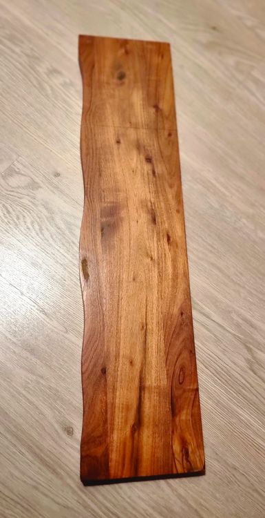 Akazienholz Baumkante Wandregal Tablar Holzbrett 80 x 20 (Neu (gemäss ...