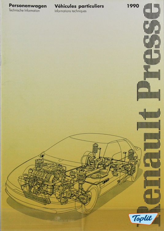 ORIGINAL PRESSE PROSPEKT RENAULT ALLE MODELLE & TYPEN - 1990 (Gebraucht ...
