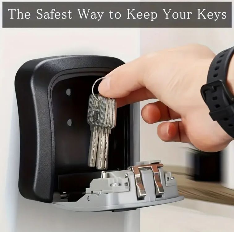 Schlüsselsafe Schlüsselbox mit Zahlencode Schlossbox Tresor (Neu und ...