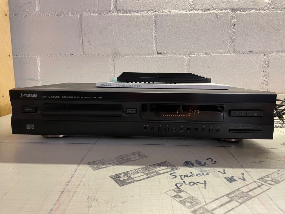YAMAHA CD PLAYER / cdx 396 / top zustand / mit fernbedienung (Gebraucht ...