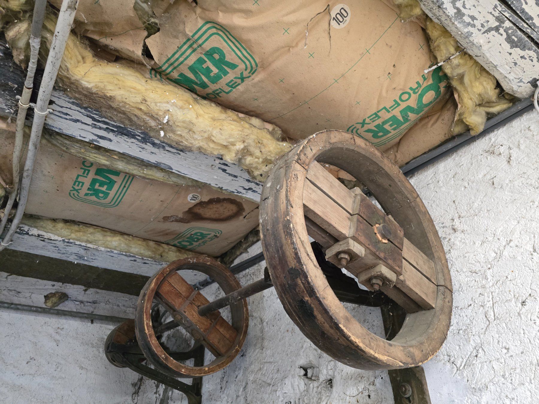 antike Transmission / Übersetzung mit Holzräder (Gebraucht) in ...