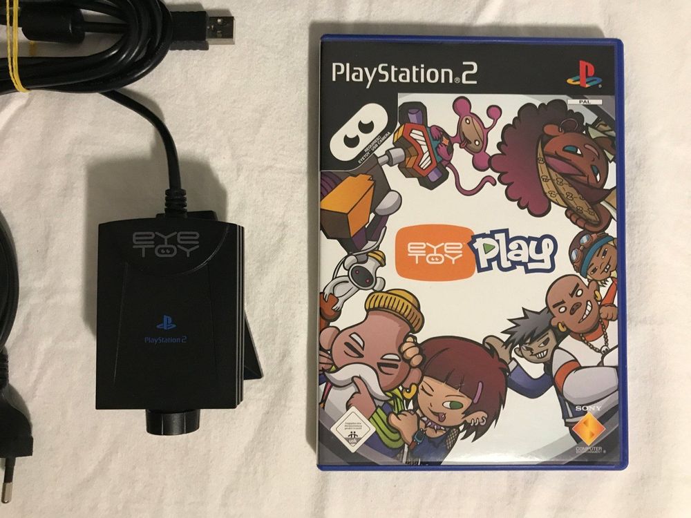 PS2 - Playstation 2 FAT EyeToy ( Kamera und Spiel ) (Gebraucht) in ...