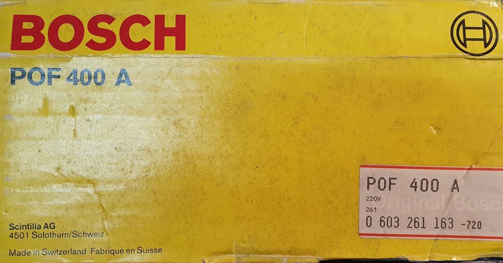 Oberfräse Bosch POF 400 A | Kaufen auf Ricardo