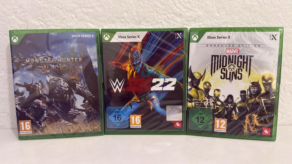 New Xbox Series X Games Bundle - Monster Hunter, WWE 🎮💥 (Neu und ...