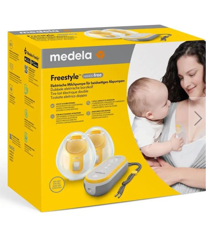 Medela Freestyle Hands-free elektrische Doppelmilchpumpe | Kaufen auf Ricardo