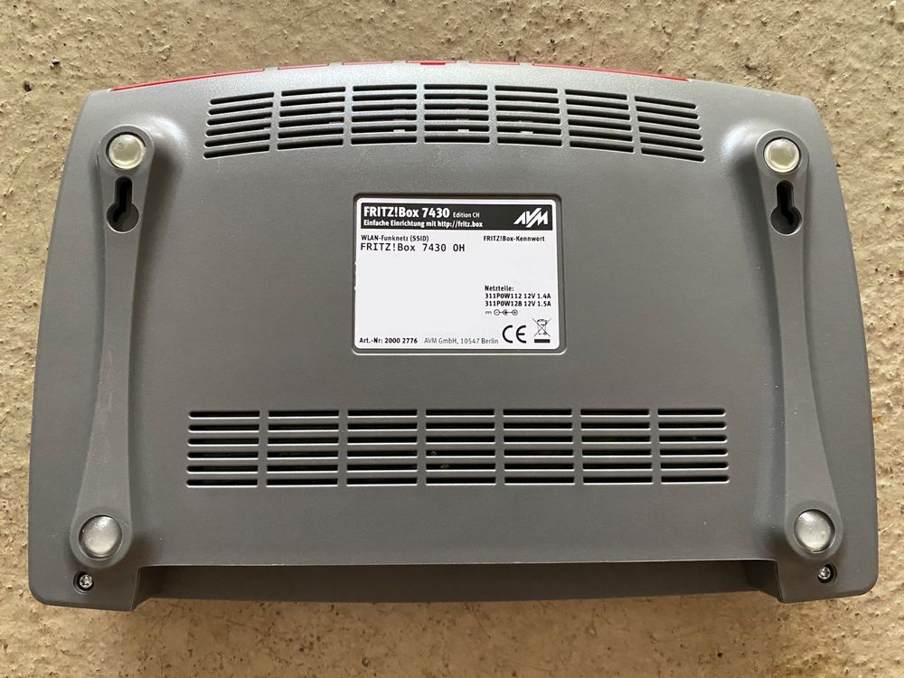 Fritzbox 7430 Router (Gebraucht) in für CHF 9 – mit Lieferung auf ...