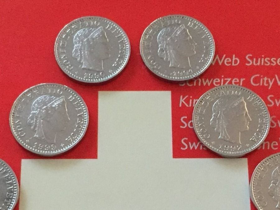 20 Rappen 1990er-Jahre, komplett! (Gebraucht) in Elsau für CHF 3.7 – mit Lieferung auf Ricardo ...