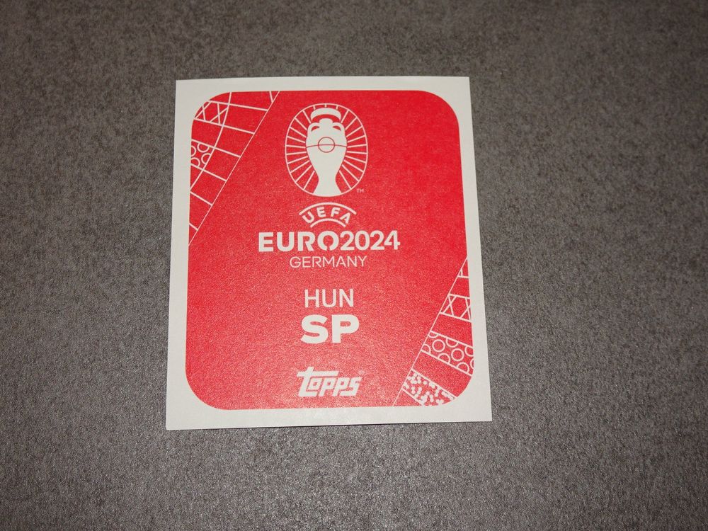 Topps SP Sticker HUN Orban ohne Unterschrift, Euro/ EM 2024 (Neu ...