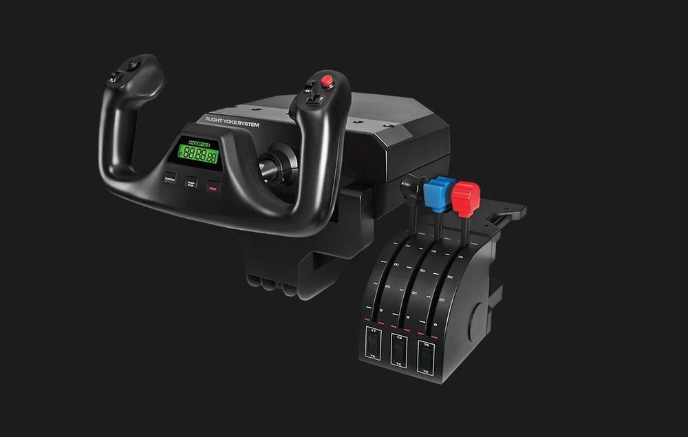 Saitek Pro Flight Yoke System + flight multipanel (Gebraucht) in Biel ...