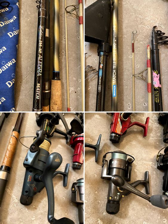 RIESEN Angel Set Fischen Angelausrüstung Angelset Profi (Gebraucht) in ...