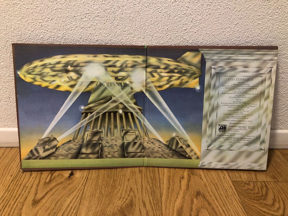 LED ZEPPELIN - LED ZEPPELIN II LP ORIG USA 1969 ATLANTIC (Gebraucht) in ...