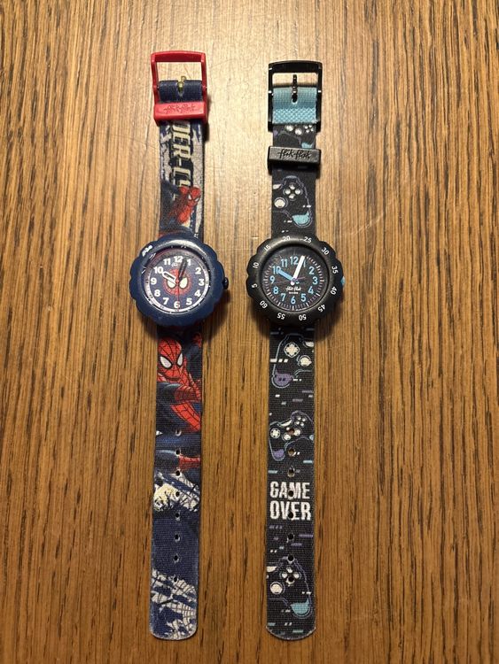 Flik Flak Kinderuhren, Spider-Man und Game Over Design (Gebraucht) in ...