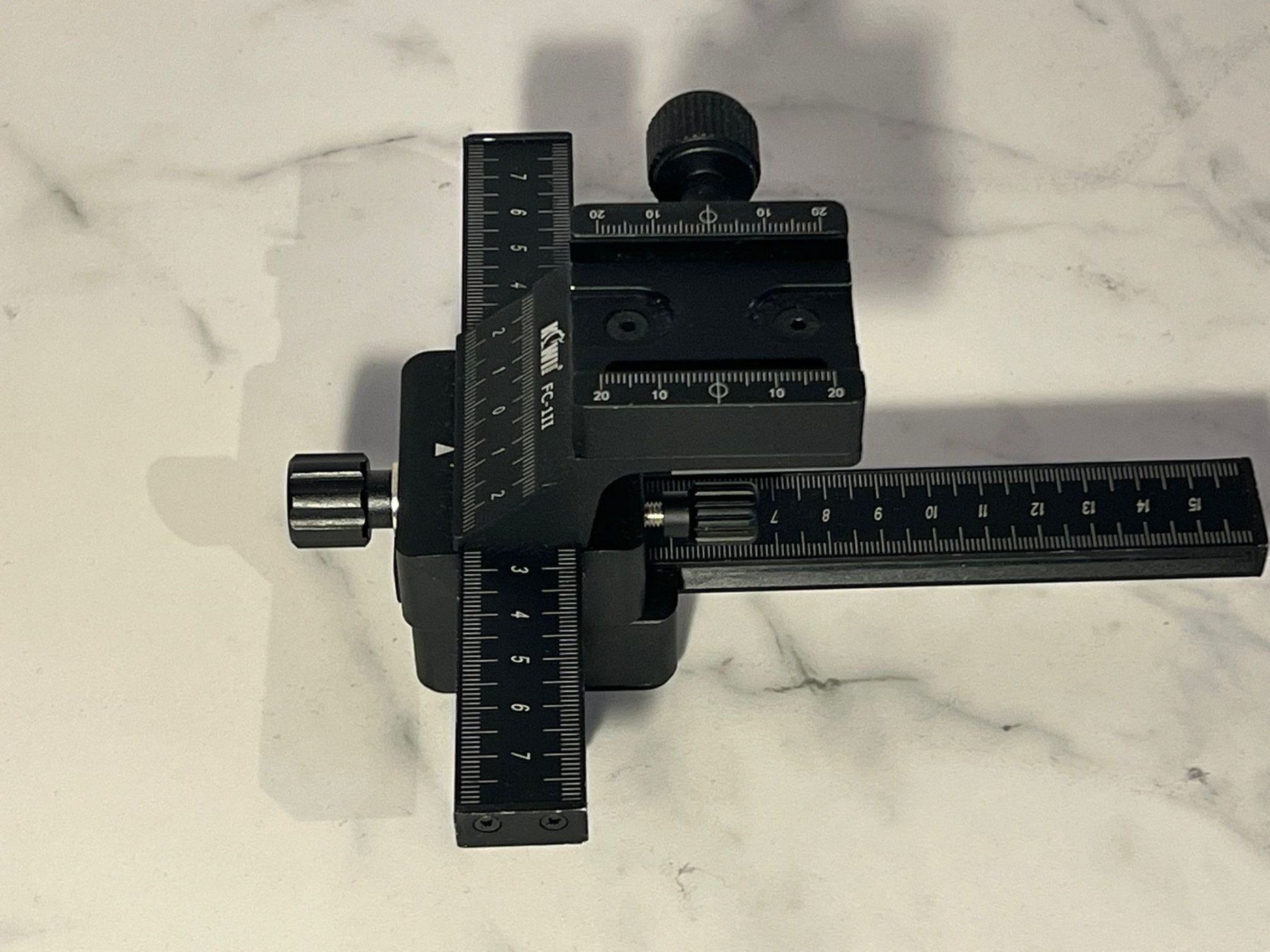 Rail macro photo FC-1II 4 voies + plaque Arca Swiss (D'occasion) à ...