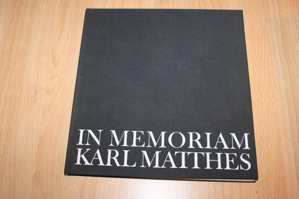 In Memoriam Karl Matthes 1965 (Gebraucht) in Kaden für CHF 20 – mit Lieferung auf Ricardo kaufen