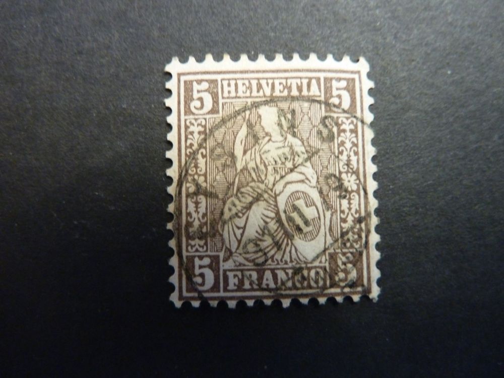 Helvétie assise no 30 Vollstampel Eysins (3883) (Gebraucht) in Onex für CHF 1.5 – mit Lieferung ...