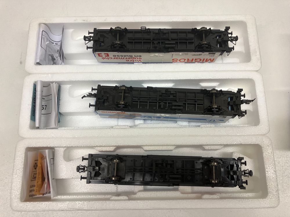 Roco 46557/58: Set 3 Wagen FS Migros - Micarna FS Bazenheid (Neu ...