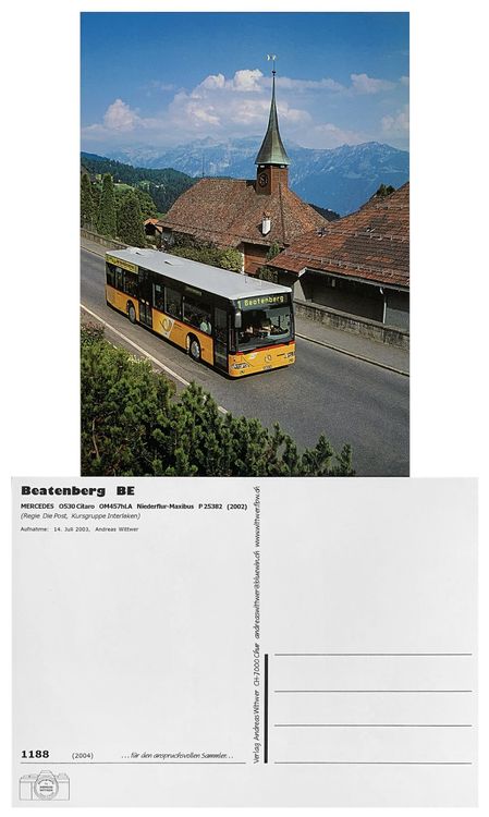 Beatenberg Interlaken Bern Ansichtskarte Postauto Mercedes (Neu (gemäss Beschreibung)) in Bern ...