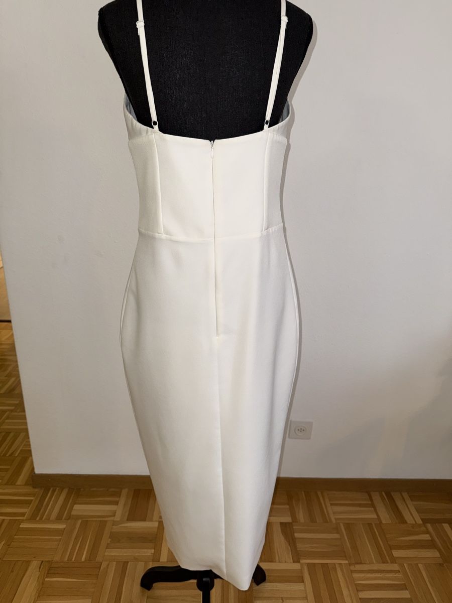 Elegantes Kleid von Mark Loren, weiss, Grösse 40/42 (Neu (gemäss ...
