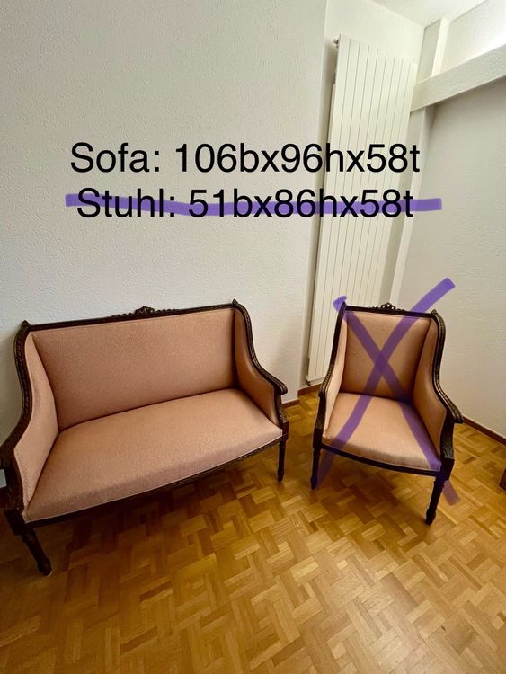 Antikes kleines Sofa (Gebraucht) in Luzern für CHF 250 – nur Abholung auf Ricardo kaufen
