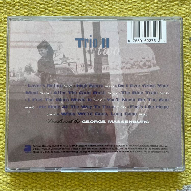 DOLLY PARTON LINDA RONSTADT EMMYLOU HARRIS-TRIO II | Kaufen auf Ricardo