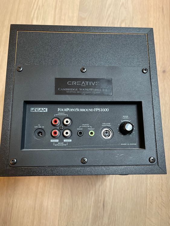Creative Labs Cambridge Soundworks FPS1600 FourPointSurround (Gebraucht ...