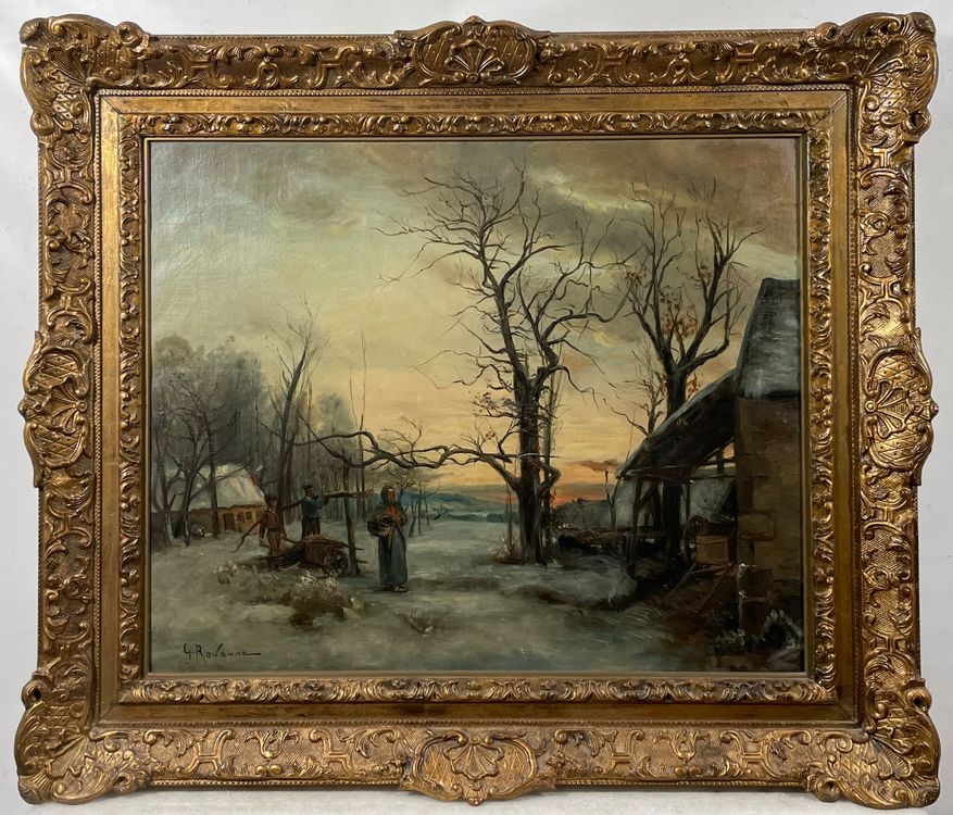 Leon Gustave Ravanne (1854-1904) grosses Gemälde (Gebraucht) in für CHF ...