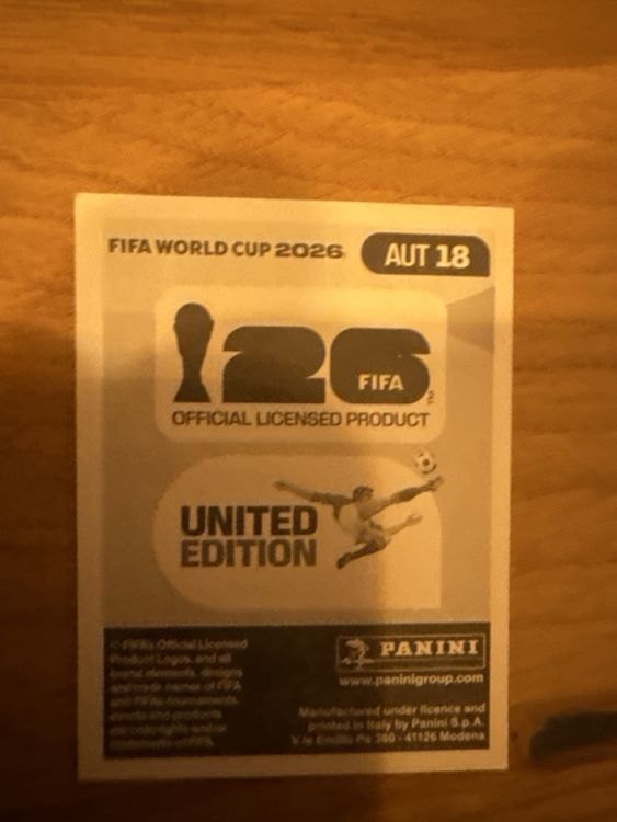 Christoph Baumgartner Fussballsticker Nr. 23 FIFA WM 2026 Un (Gebraucht ...