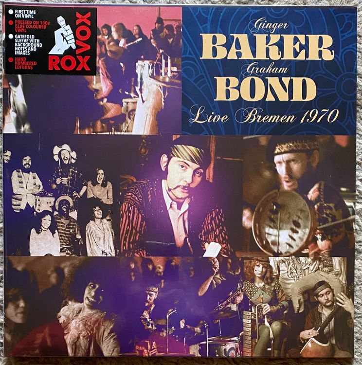 Ginger Baker & Graham Bond - Live Bremen1970 LP 2021 NEU/OVP (Neu und ...