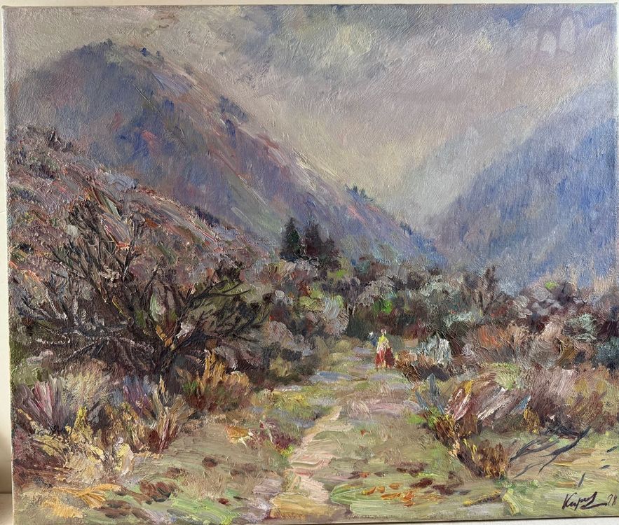 Wunderschöne Landschaft Gemälde signiert (Gebraucht) in Neuhausen am Rheinfall für CHF 15 – mit ...