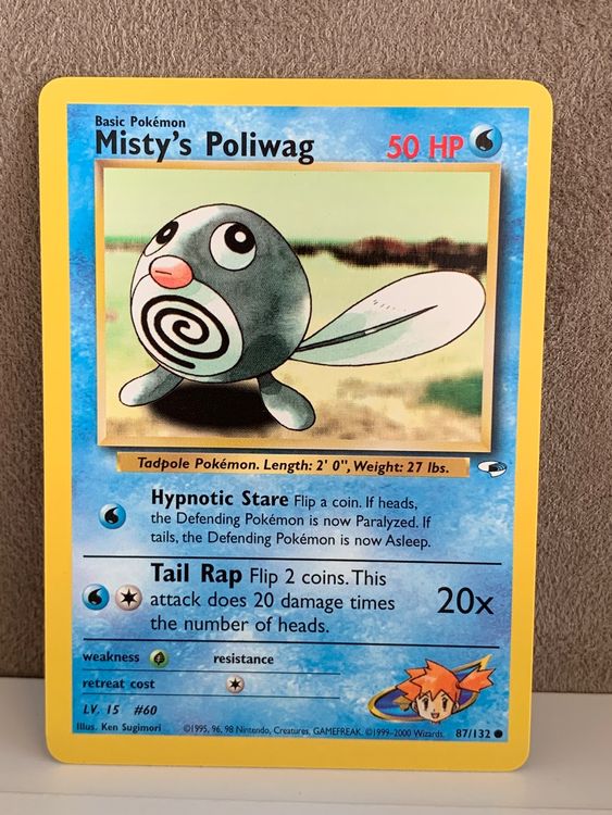 Misty's Poliwag ENG Gym Heroes Pokemon 87/132 (Gebraucht) in Fislisbach ...