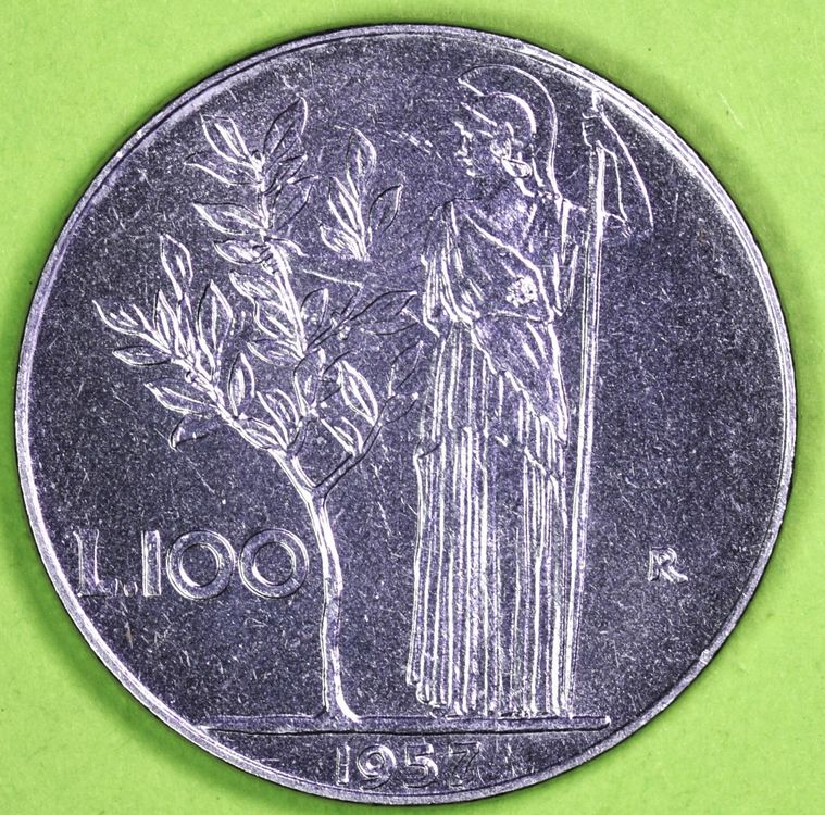 1957 / ITALIEN / 100 - LIRE - MÜNZE | Kaufen auf Ricardo