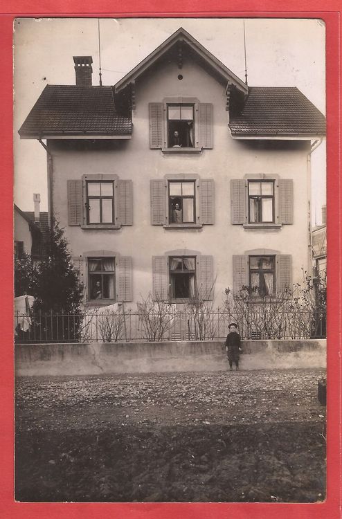 Frauenfeld ? - Fotokarte von einem Wohnhaus 1911 (Gebraucht) in Fislisbach für CHF 8 – mit ...