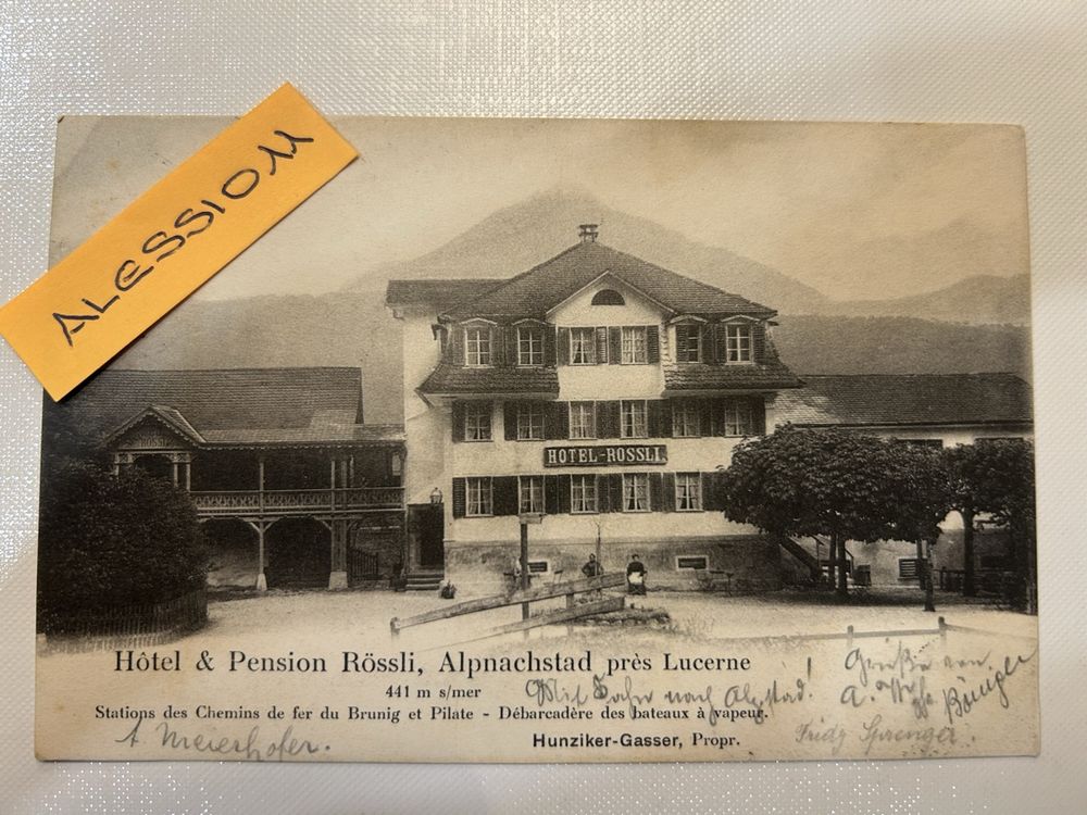 Hotel Rössli Alpnachstad Rar (Gebraucht) in Fanas für CHF 6.8 – mit Lieferung auf Ricardo kaufen