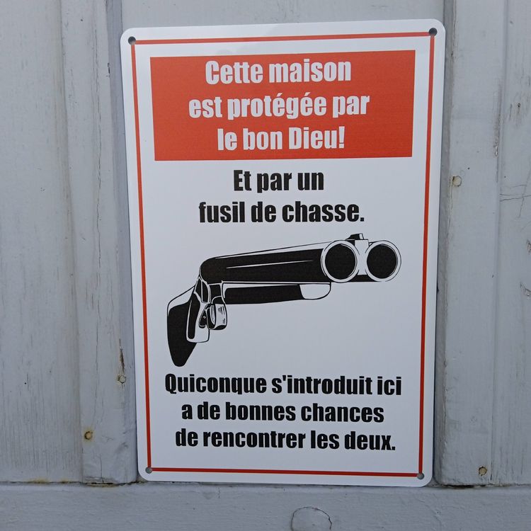 Cette maison est protegee par le bon dieu panneau (Neu und originalverpackt) in Dürnten für CHF ...