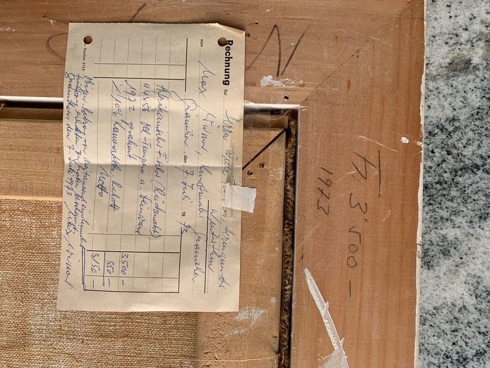 Max Widmer (1910-1991) Afrikanische Fischer Gemälde &Beleg (Gebraucht) in Root für CHF 80 – mit ...