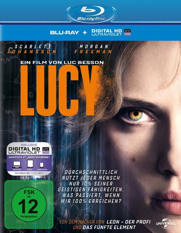 Lucy (2014) Luc Besson/Scarlett Johansson/Morgan Freeman/BD | Kaufen ...