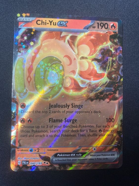 Chi-Yu ex 40/193 - Paldea Evolved - EN ab 1.- (Neu (gemäss Beschreibung ...