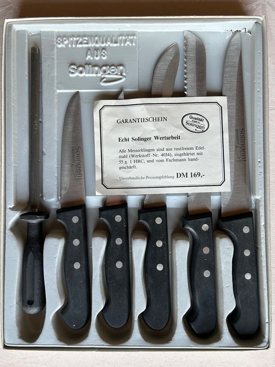 Solingen Messer Set (Neu und originalverpackt) in Gächliwil für CHF 100 ...