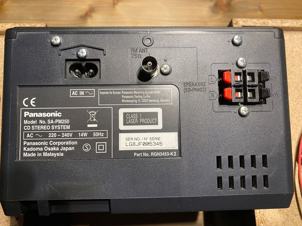Panasonic Microanlage SC-PM250 Stereoanlage | Kaufen auf Ricardo