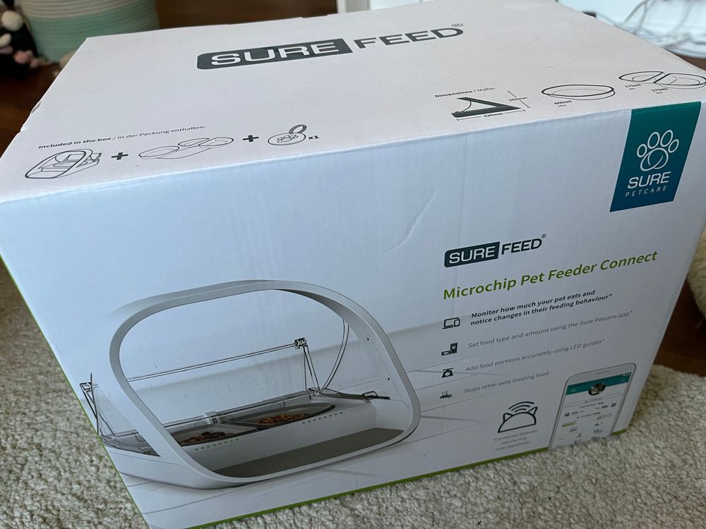 Sure Feed Microchip Futterautomat inkl. viel Zubehör | Kaufen auf Ricardo
