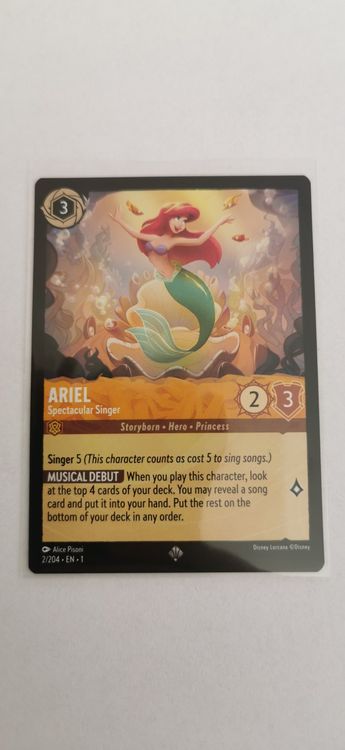 Ariel Spectacular Singer - EN - Disney Lorcana | Kaufen auf Ricardo