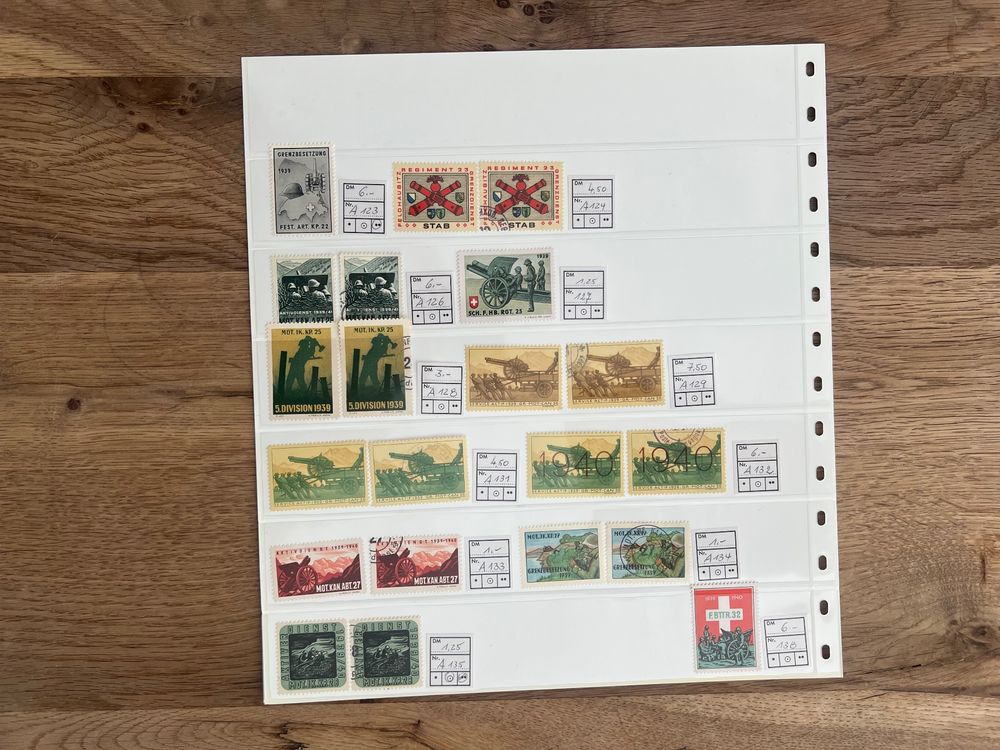Sammlung Soldatenmarken Schweizer Armee (KoA10) (Gebraucht) in Hermetschwil-Staffeln für CHF 16 ...