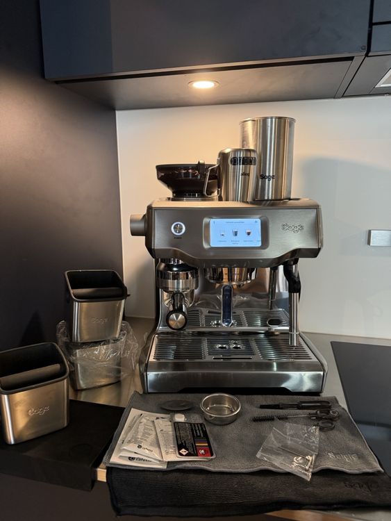 Sage Oracle Siebträger Kaffeemaschine mit viel Zubehör (Gebraucht) in ...
