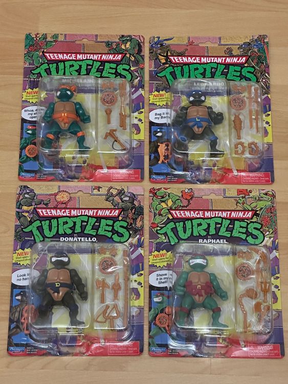 TMNT Storage Shell Turtles (2022 Reissue), All 4 Complete (Neu und ...