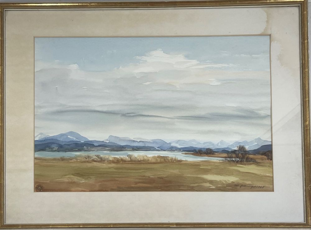 Landschaft Aquarell unleserlich Signiert (Gebraucht) in Root für CHF 10 – mit Lieferung auf ...