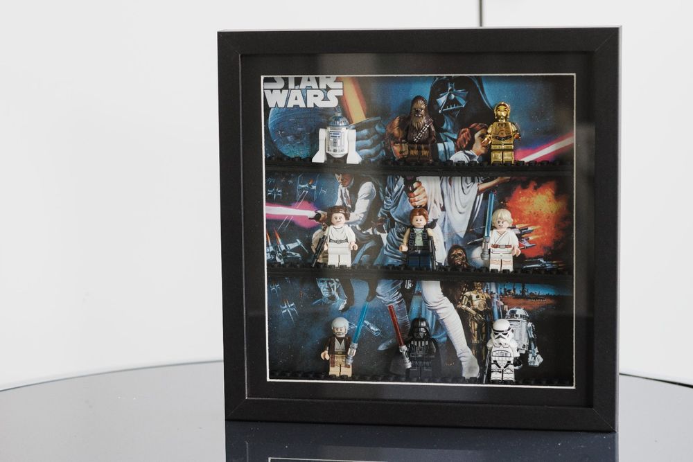 Custom made Star Wars Heroes Wooden Lego Frame (Gebraucht) in Morschach ...