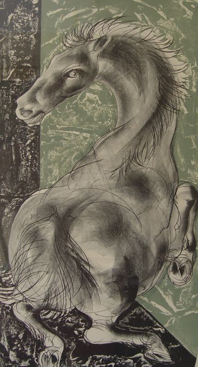 Schöne Lithographie von Hans Erni (Gebraucht) in Rotkreuz für CHF 450 – nur Abholung auf Ricardo ...