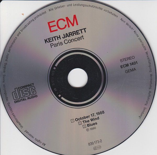 Live - Keith Jarrett [ECM] at Salle Pleyel - Paris | Kaufen auf Ricardo