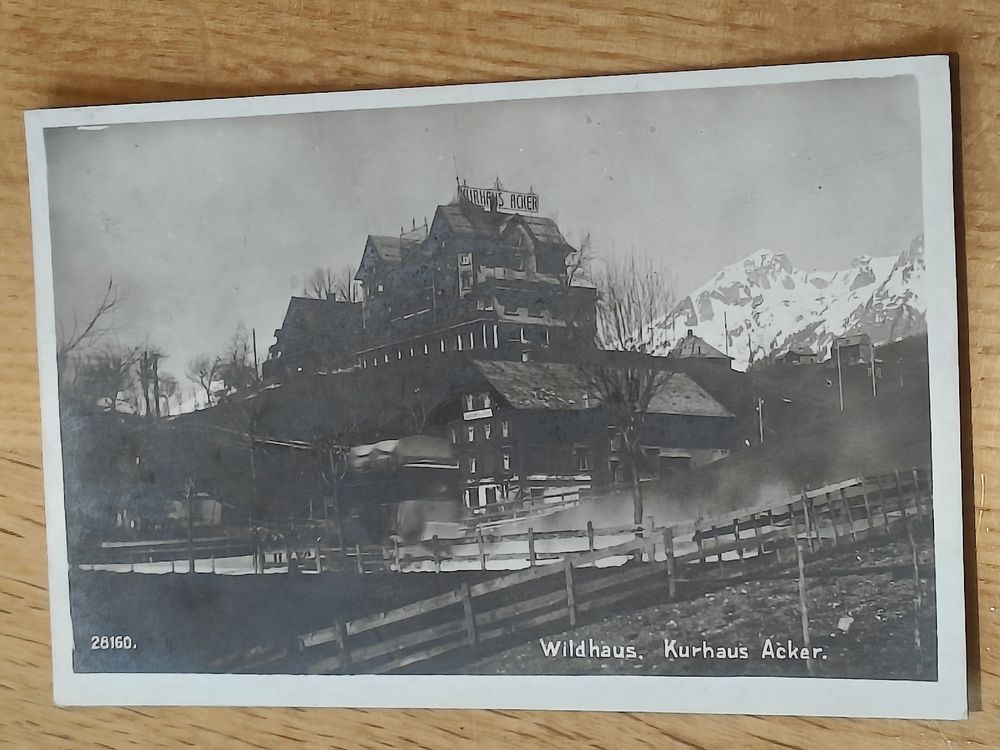Photo Karte / Wildhaus - Kurhaus Acker mit Postkutsche 1922 (Gebraucht) in Brugg AG für CHF 15 ...
