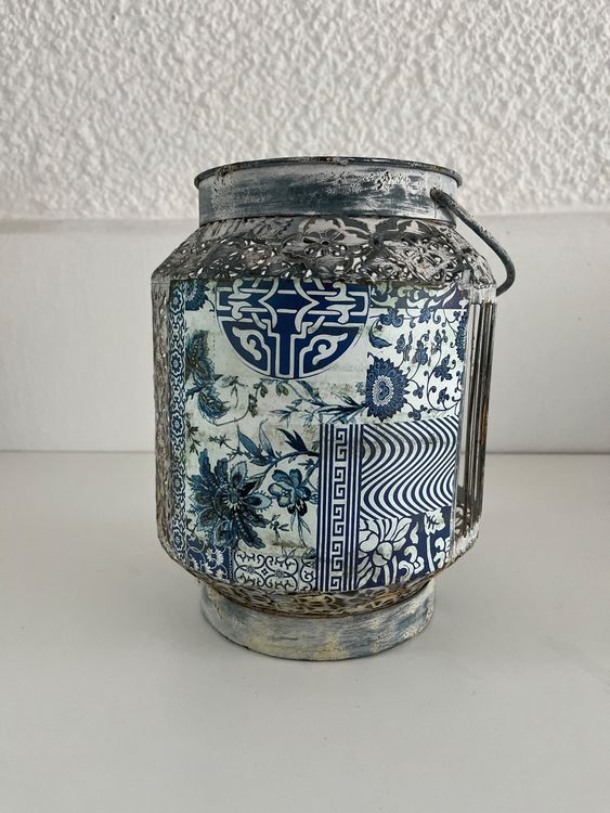 Laterne / Windlicht aus Metall (Gebraucht) in Wetzikon ZH für CHF 18 – mit Lieferung auf Ricardo ...